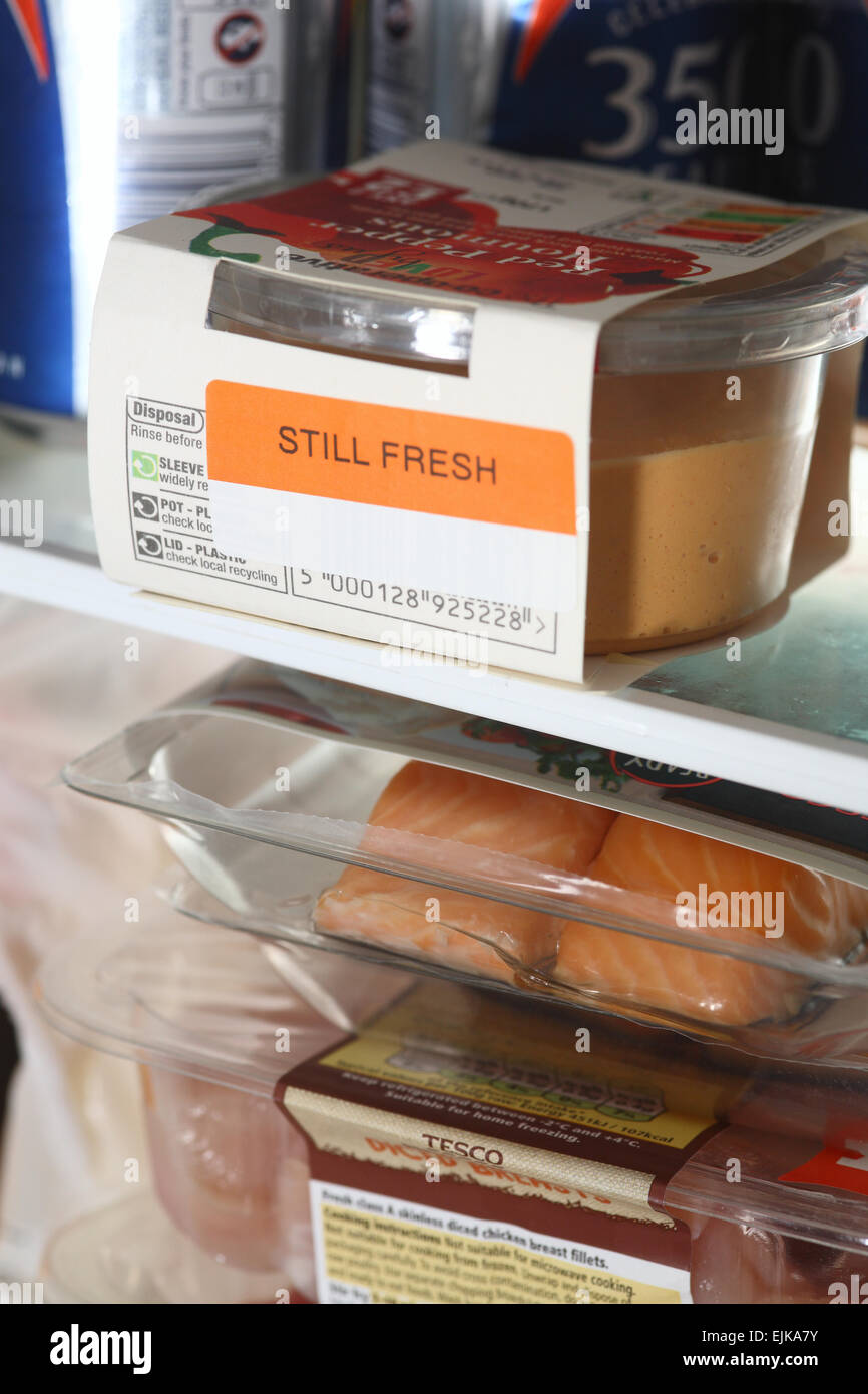 still fresh sign on food in fridge Stock Photo - Alamy