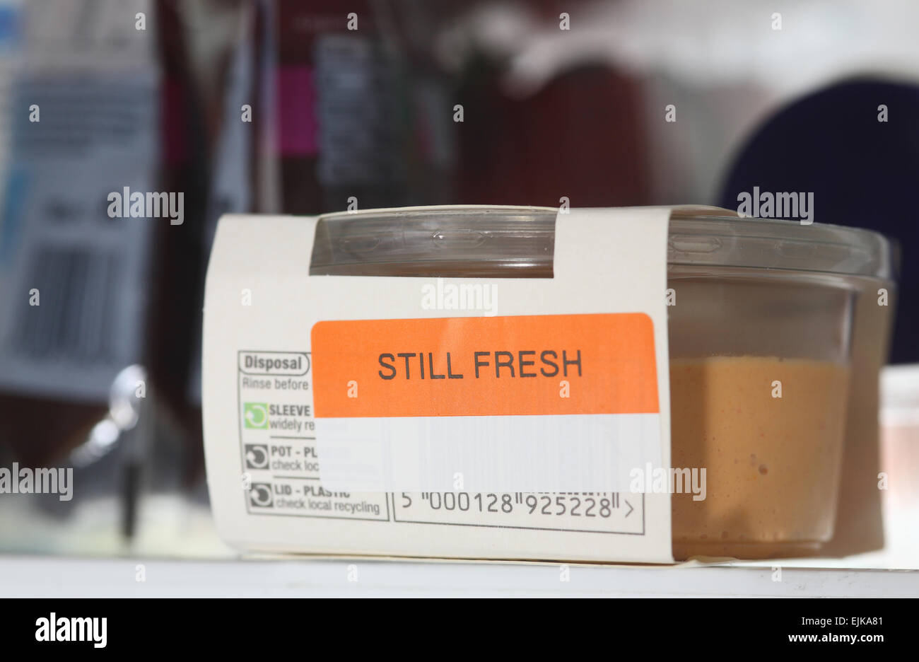 still fresh sign on food in fridge Stock Photo - Alamy