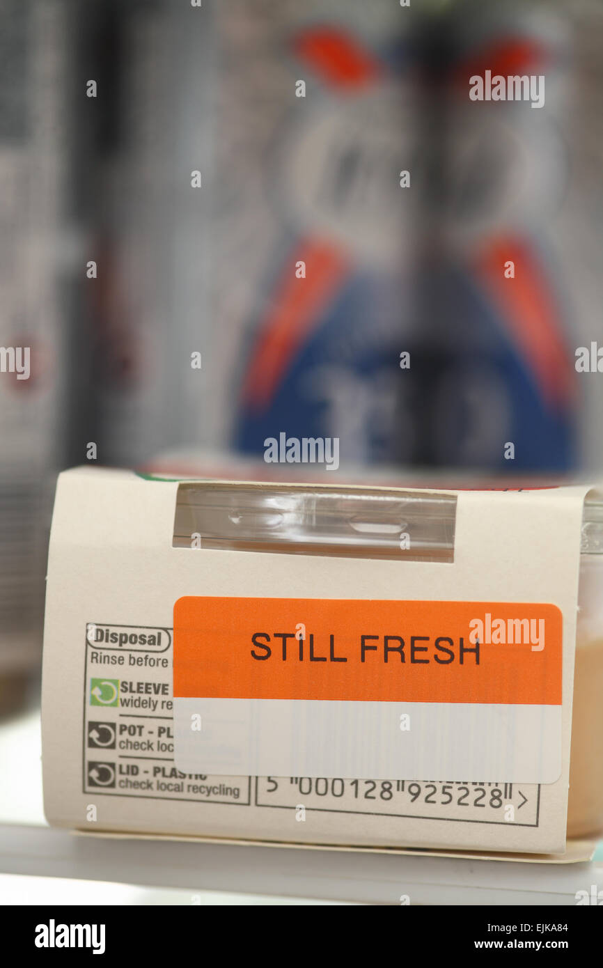 still fresh sign on food in fridge Stock Photo - Alamy
