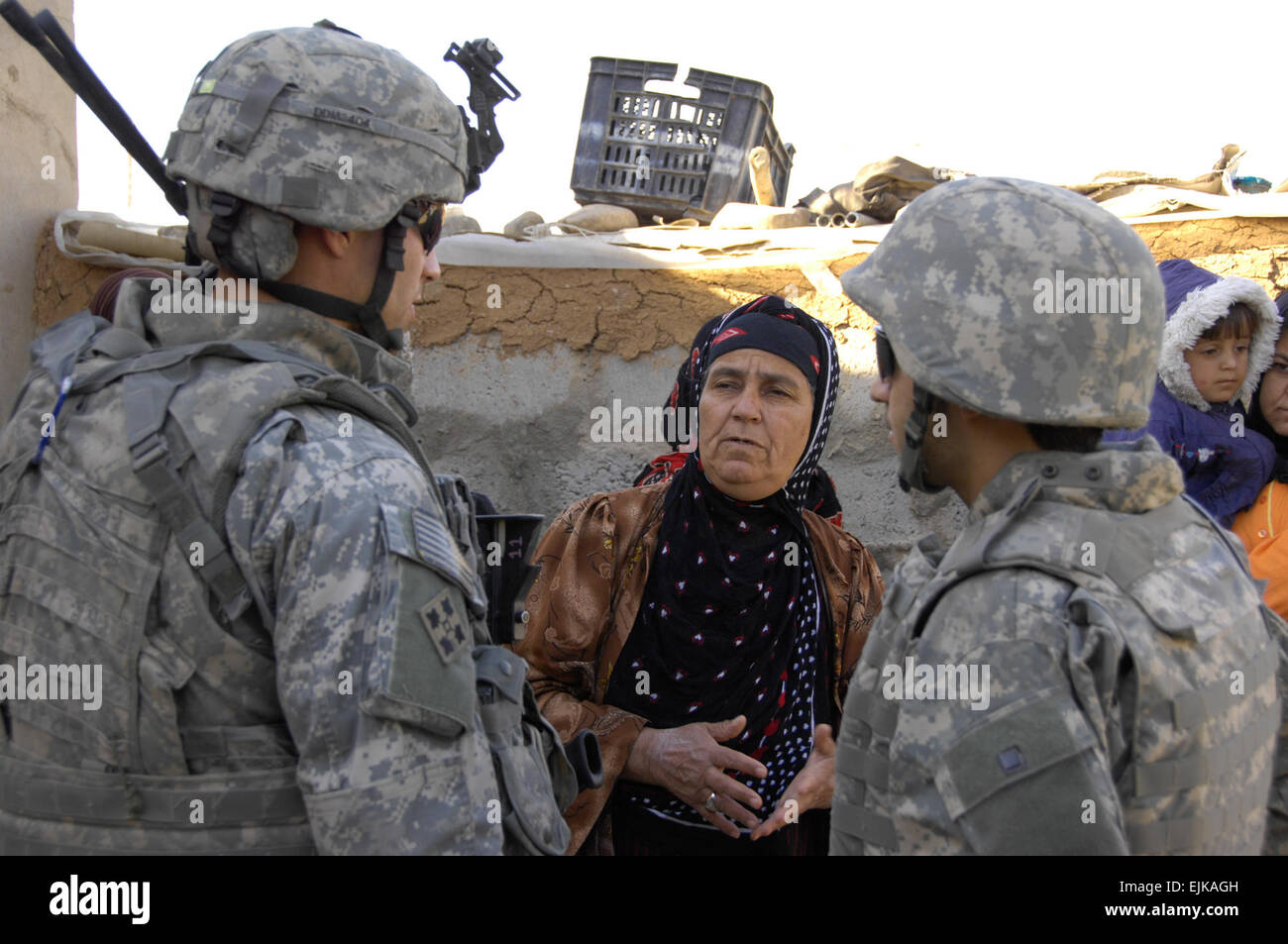 A U.S. Army Soldier from Delta Company, 1st Battalion, 8th Infantry ...