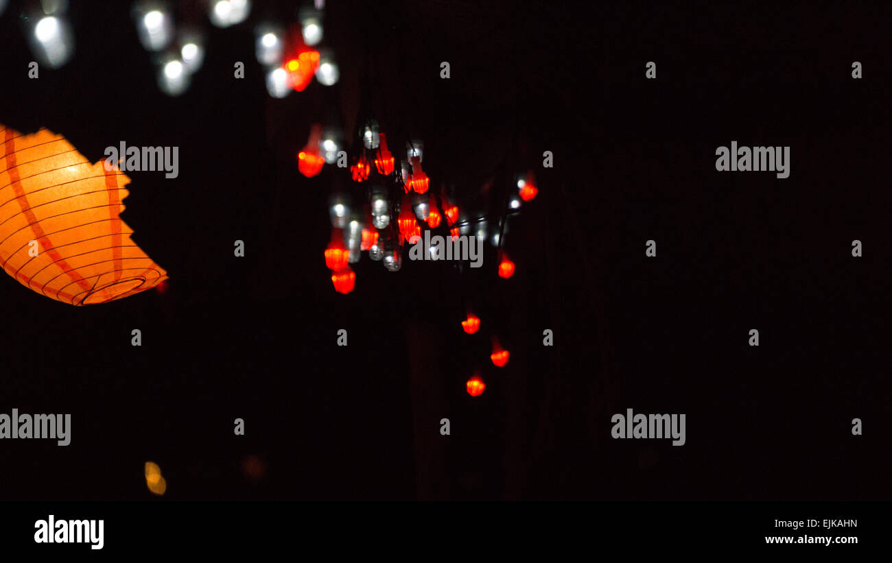 Night lights Goa Stock Photo - Alamy