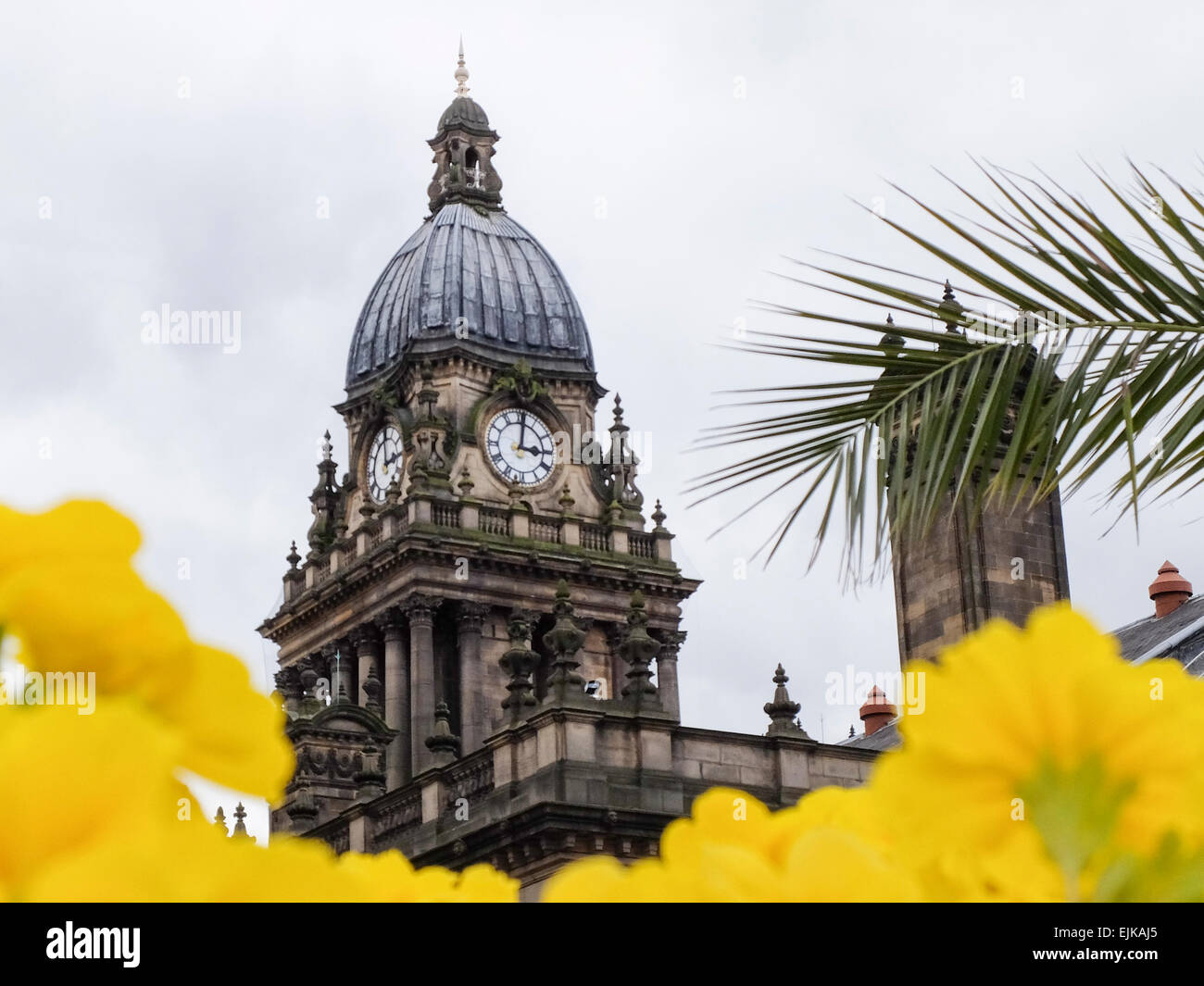Leeds town hall clock hi-res stock photography and images - Alamy