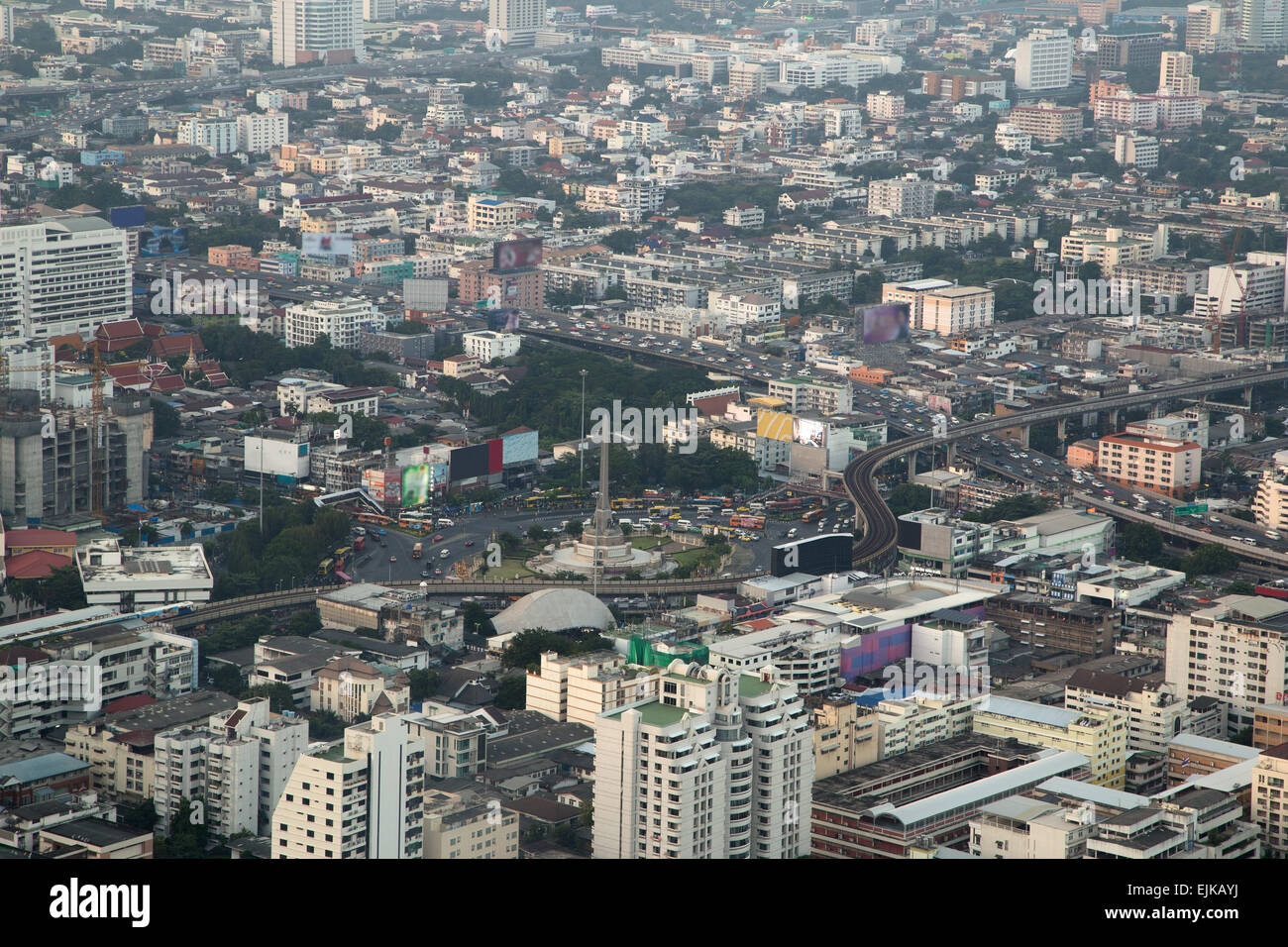 Bangkok cityscape,Thailand (aerial view from Baiyoke Sky Tower Stock ...