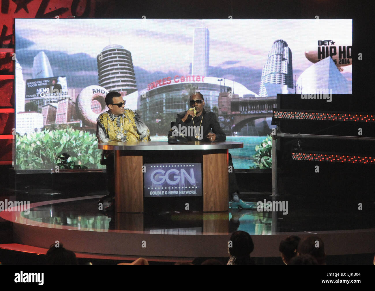 The 2014 BET Hip Hop Awards Show held at The Atlanta Civic Center in ...