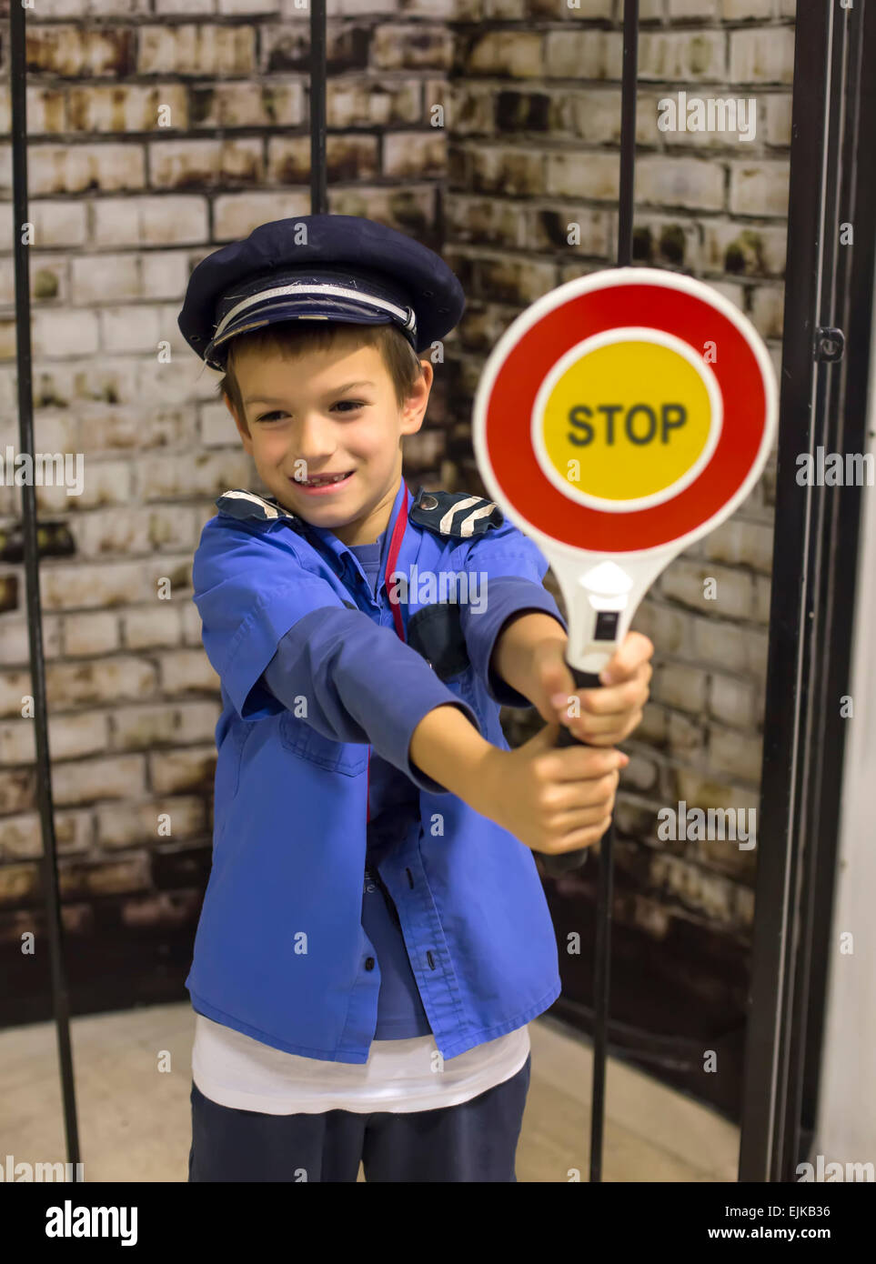 Policeman boy hi-res stock photography and images - Alamy