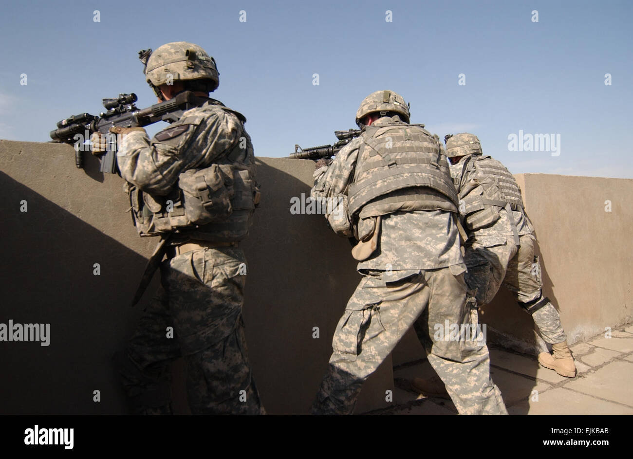 U.S. Army Sgts. Brandon Velasquez and John Eckert and Spc. Morgan ...