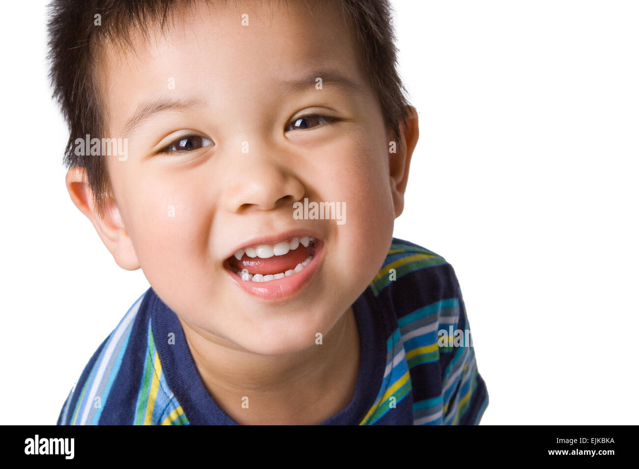 Boy with big toothy smile hi-res stock photography and images - Alamy