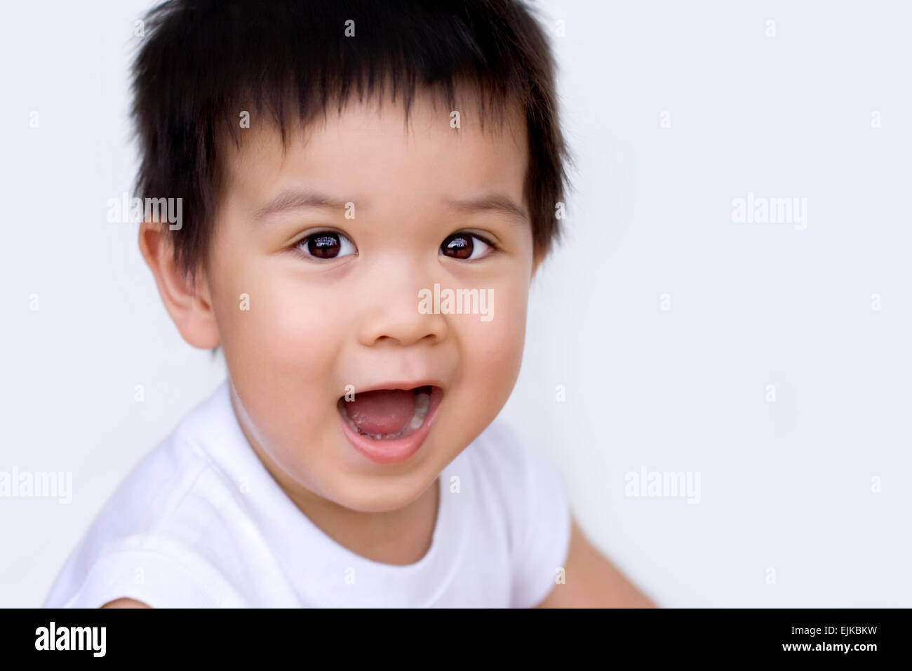Excited face asian boy hi-res stock photography and images - Alamy