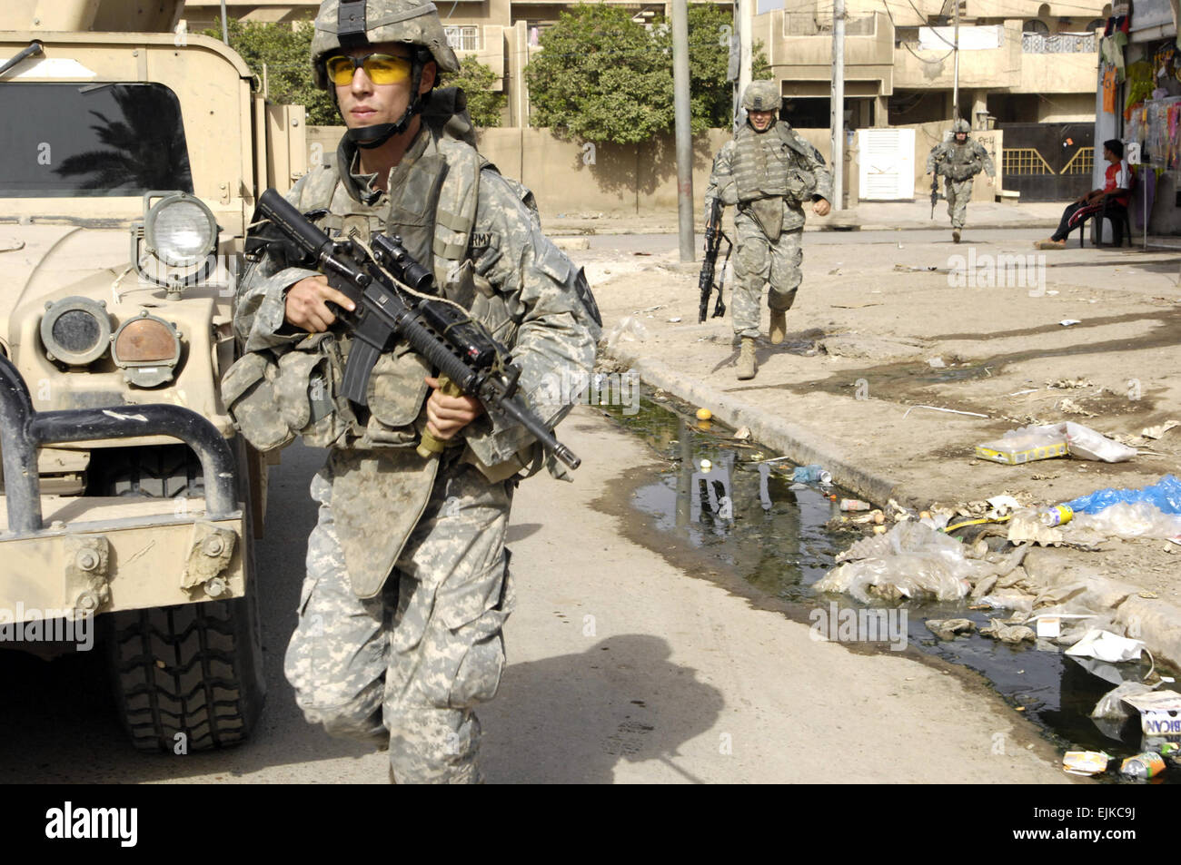 U.S. Army Sgt. Kevin C. Engleman and fellow Soldiers from 2nd Platoon ...