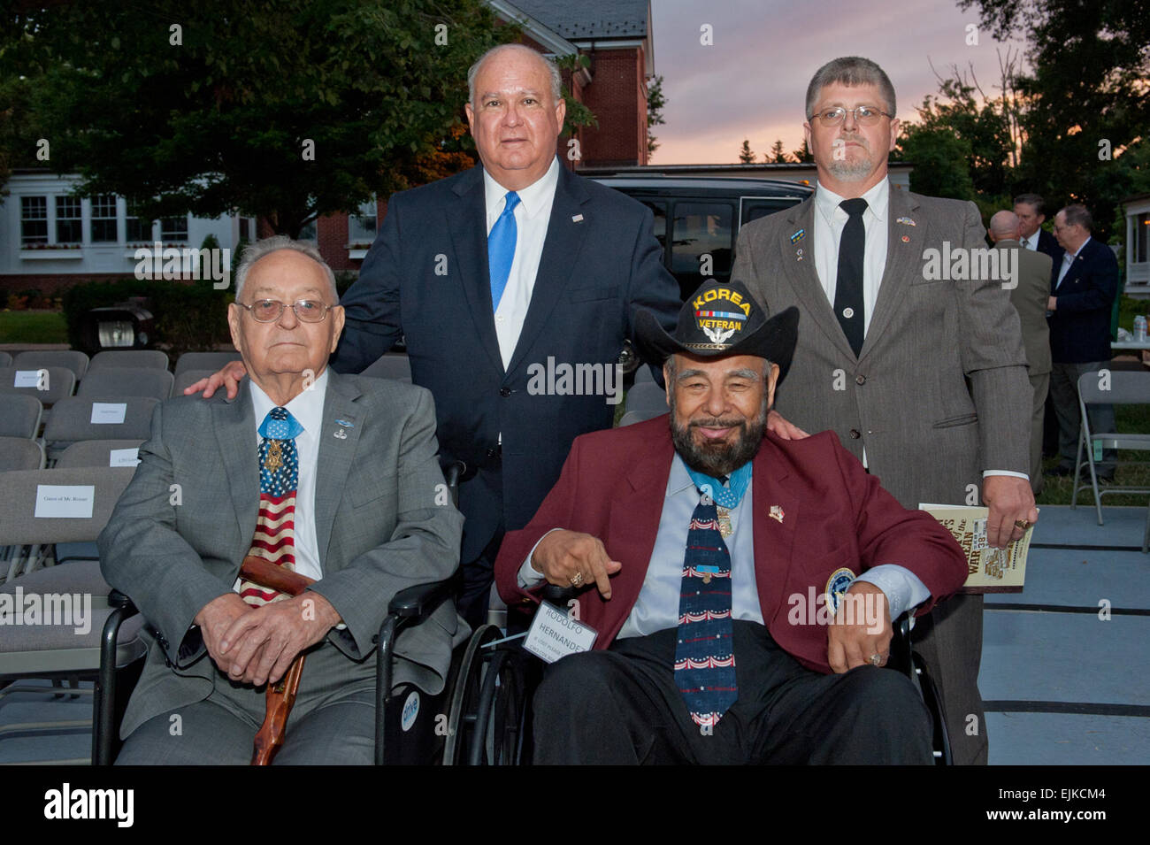 Under Secretary of the Army Joseph W. Westphal standing, center honors ...