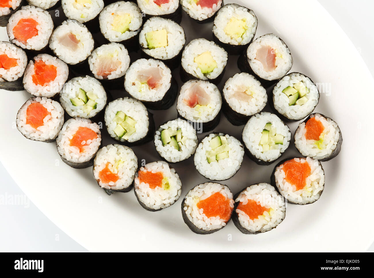 Set of Sushi roll Stock Photo - Alamy