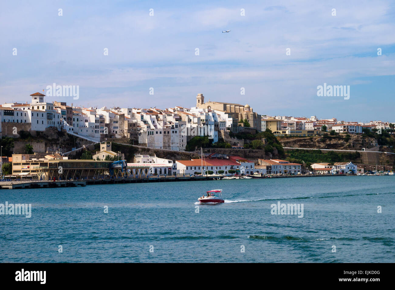 Port and old town of Mahon, Menorca, Spain - Europe Stock Photo - Alamy