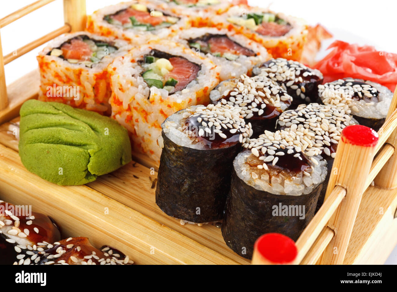 Set of Sushi roll Stock Photo - Alamy
