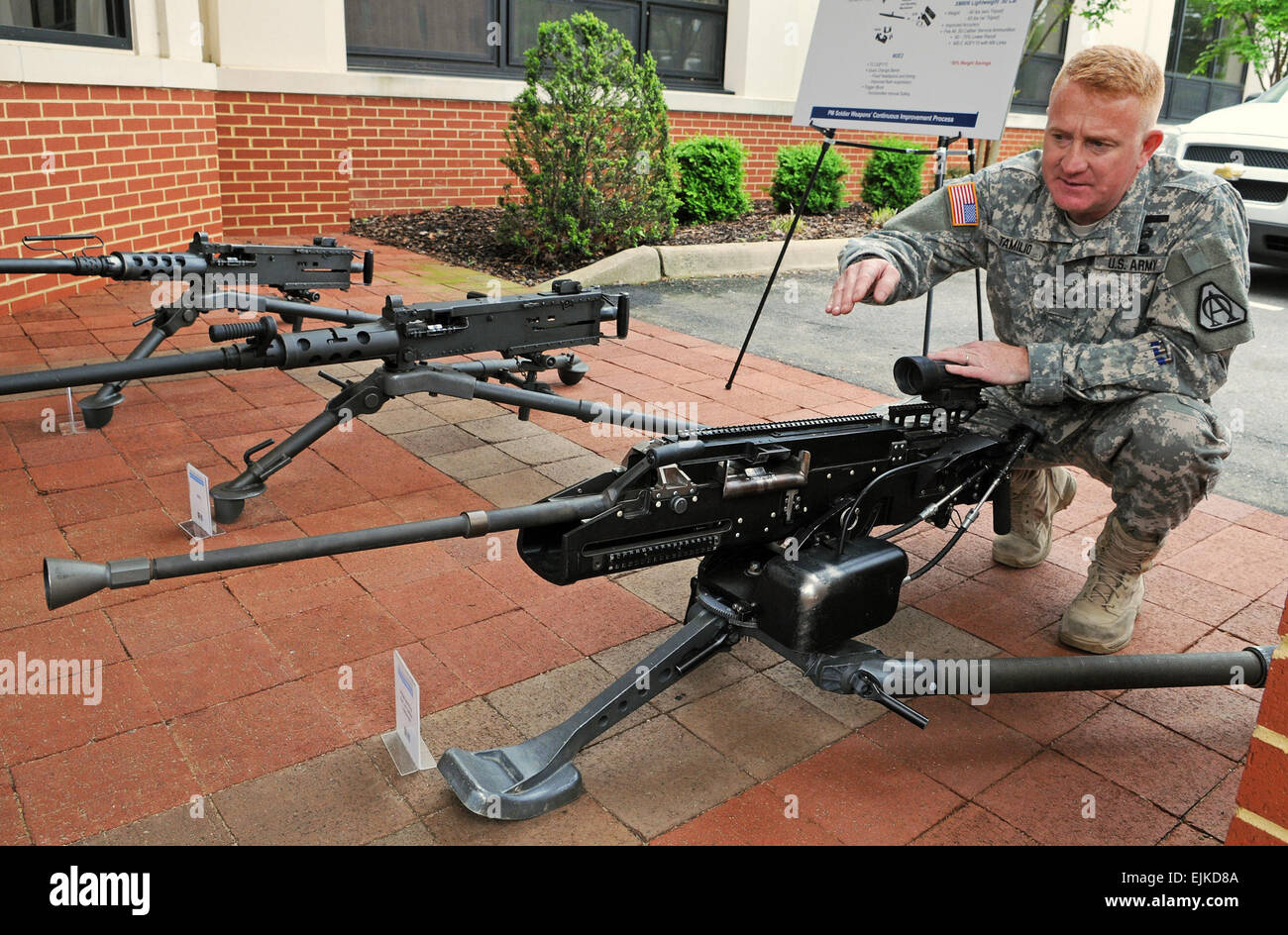 Col. Doug Tamilio, program manager for Soldier weapons and Soldier ...