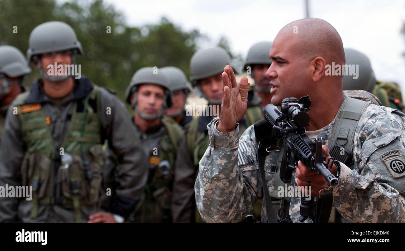 Sgt. 1st Class Garrett Williams, a platoon sergeant with the 82nd ...