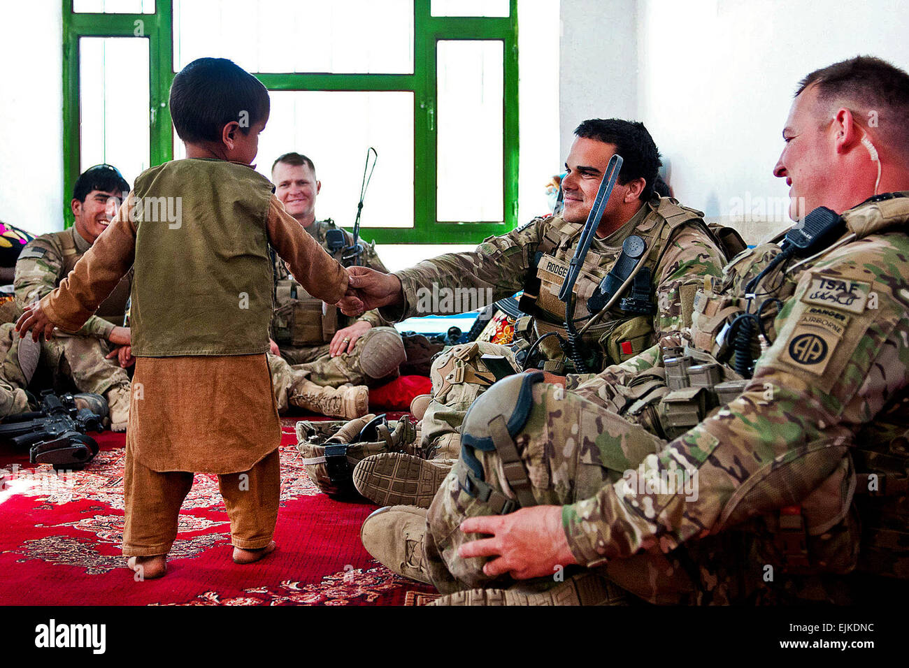 Spc. Timothy Rodgers, an infantryman with the 82nd Airborne Division’s ...