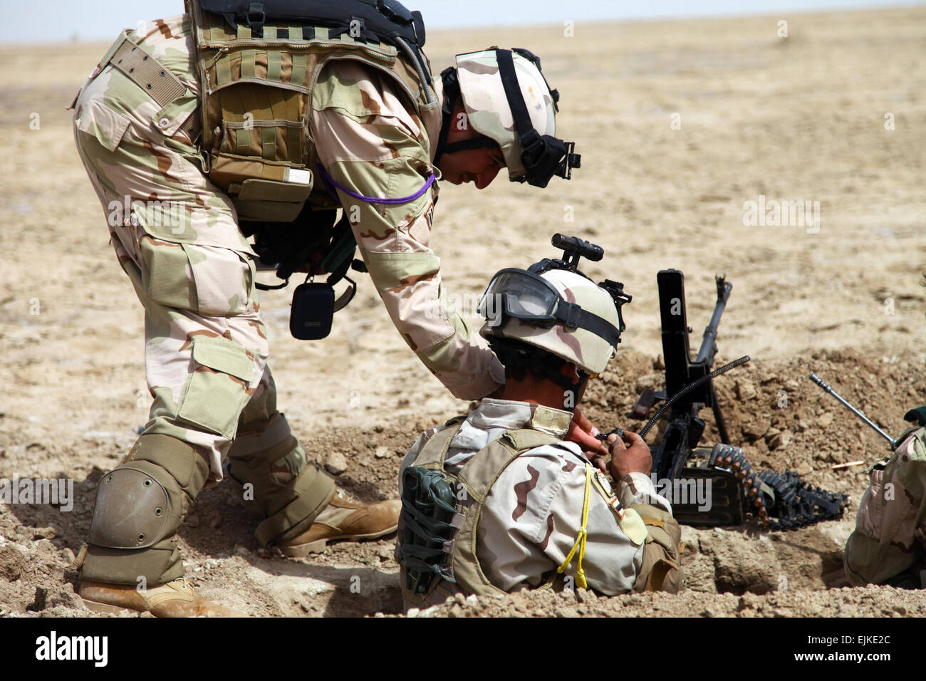 Iraqi army soldier, 2nd Company, 2nd Battalion, 40th Brigade, 10th ...