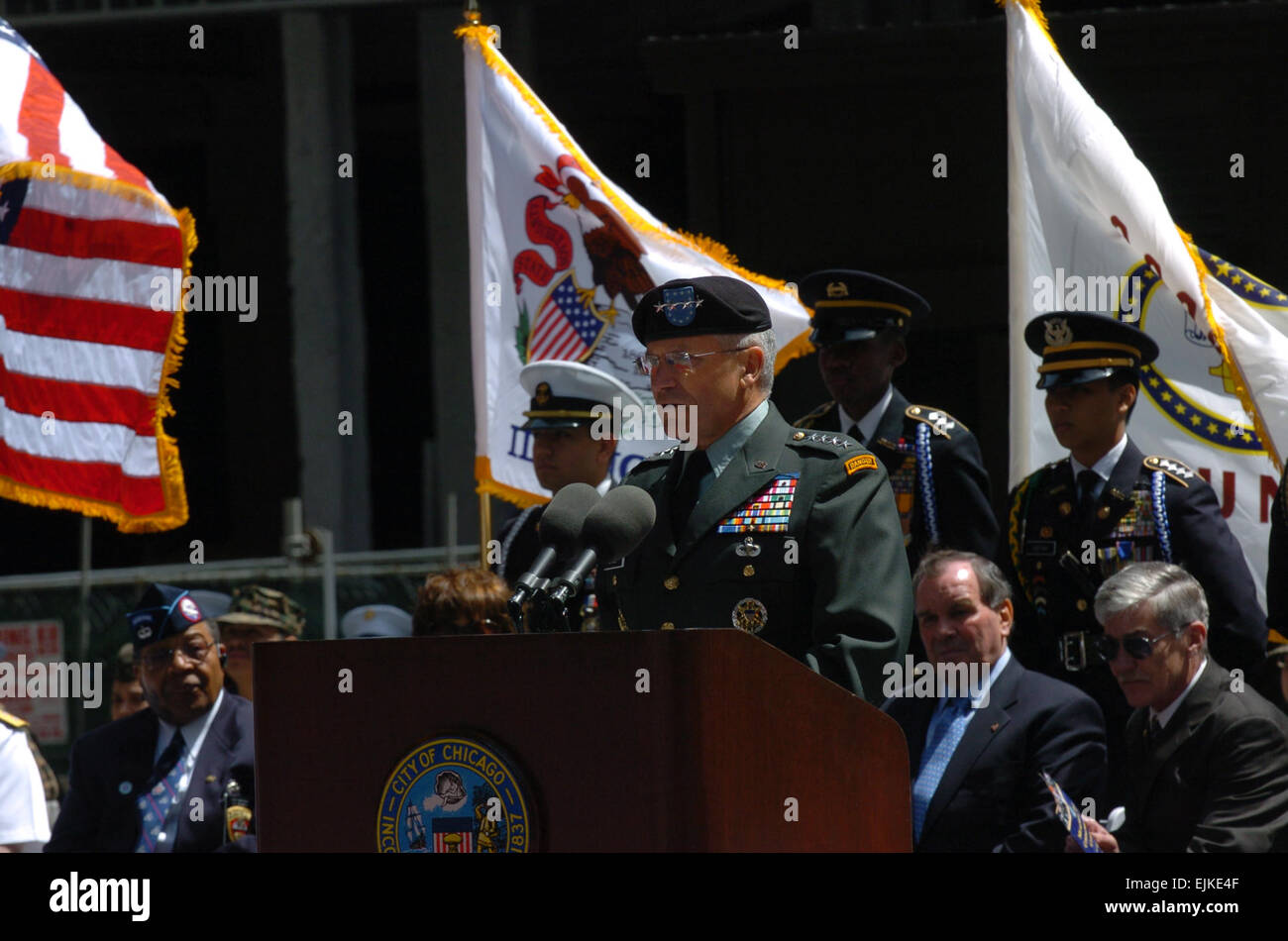 U.S. Army Chief of Staff Gen. George W. Casey Jr. speaks Saturday, May ...