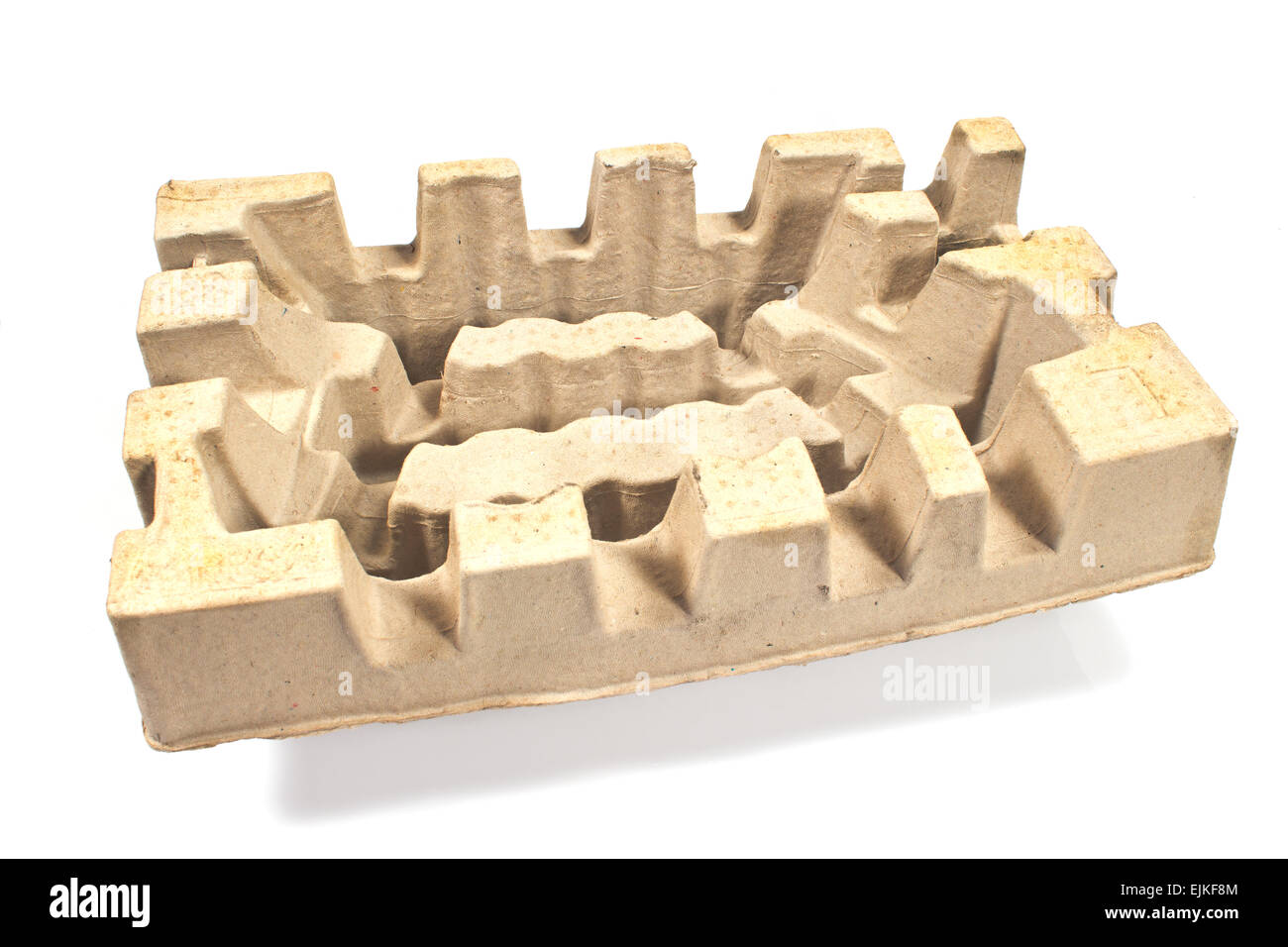 Cardboard shaped box for packing on white Stock Photo - Alamy