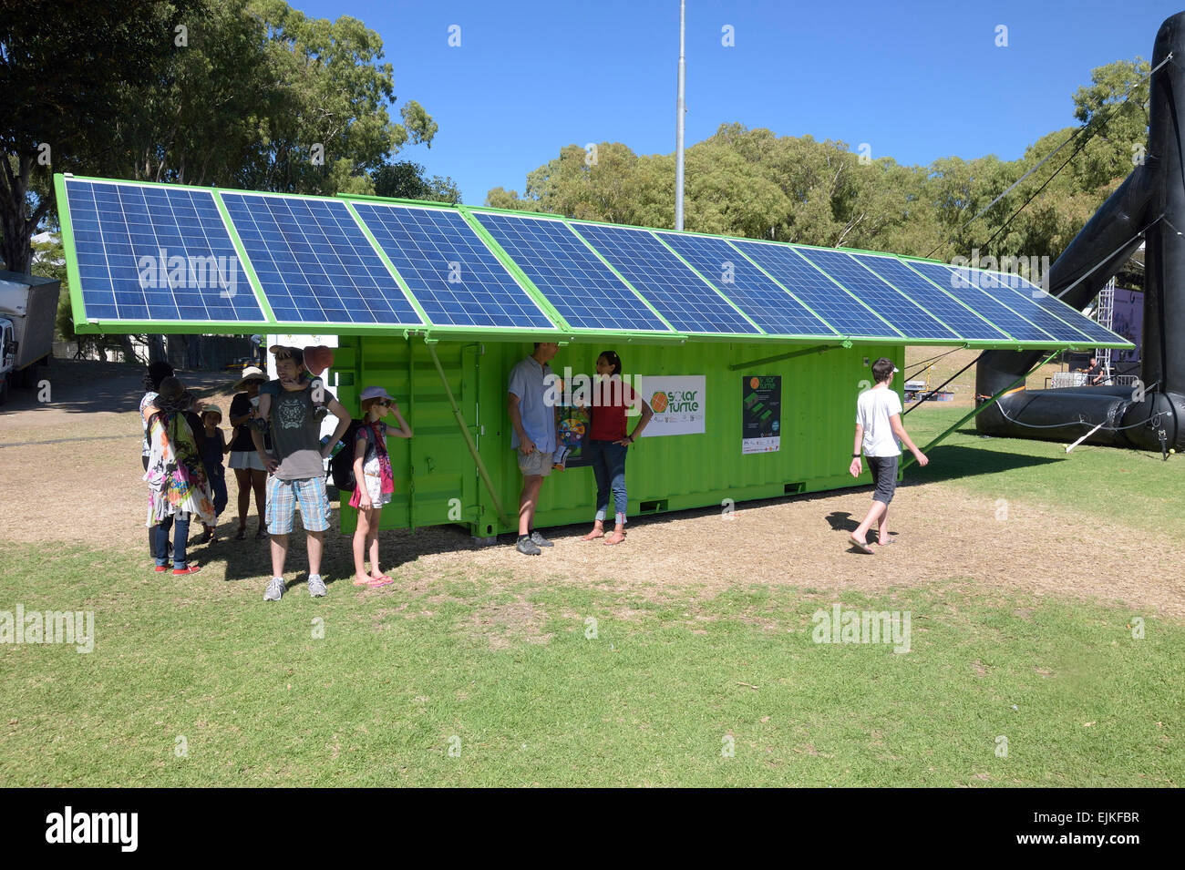 Solar Panel display Stock Photo - Alamy