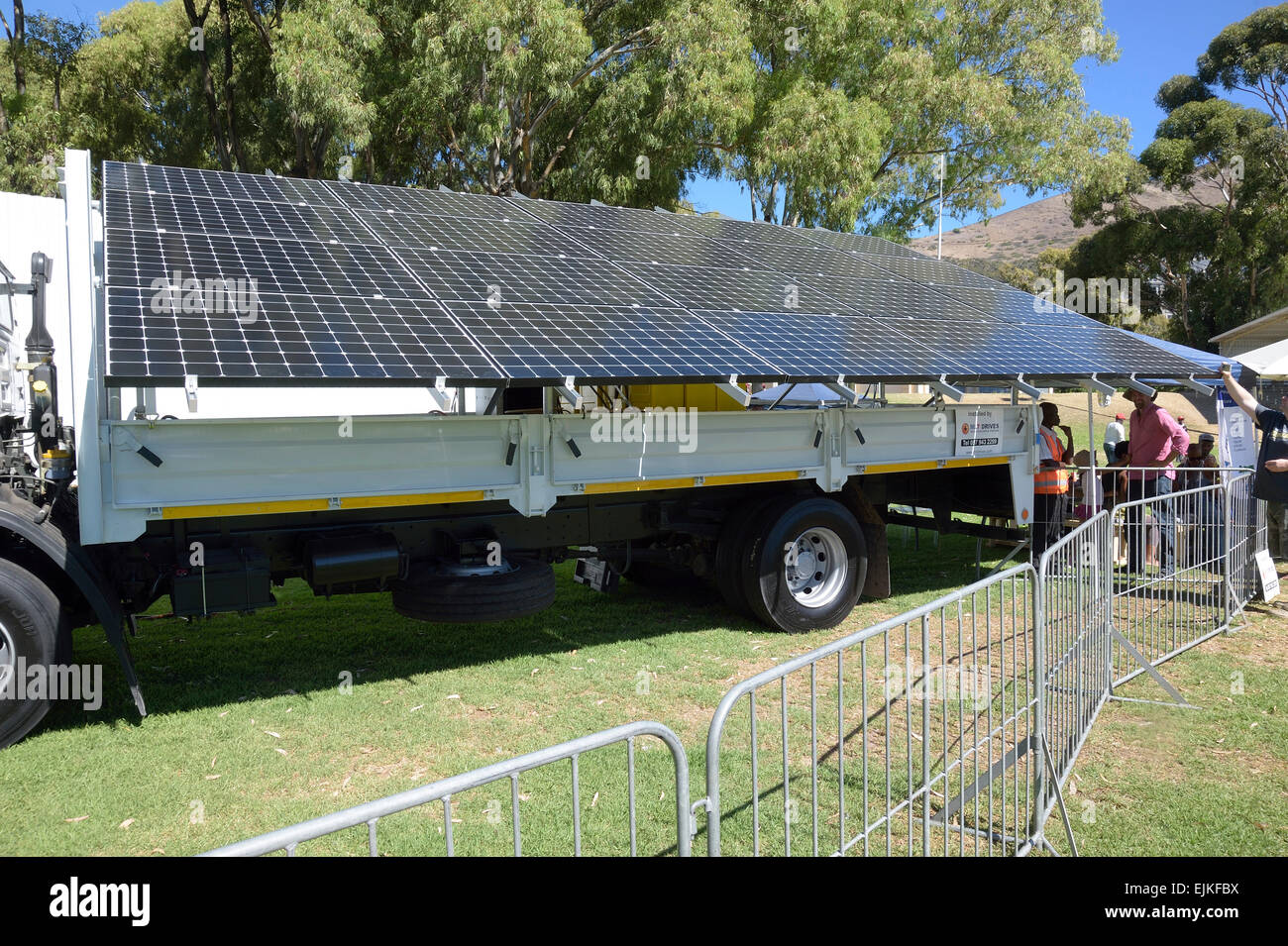 Solar Panel display Stock Photo - Alamy