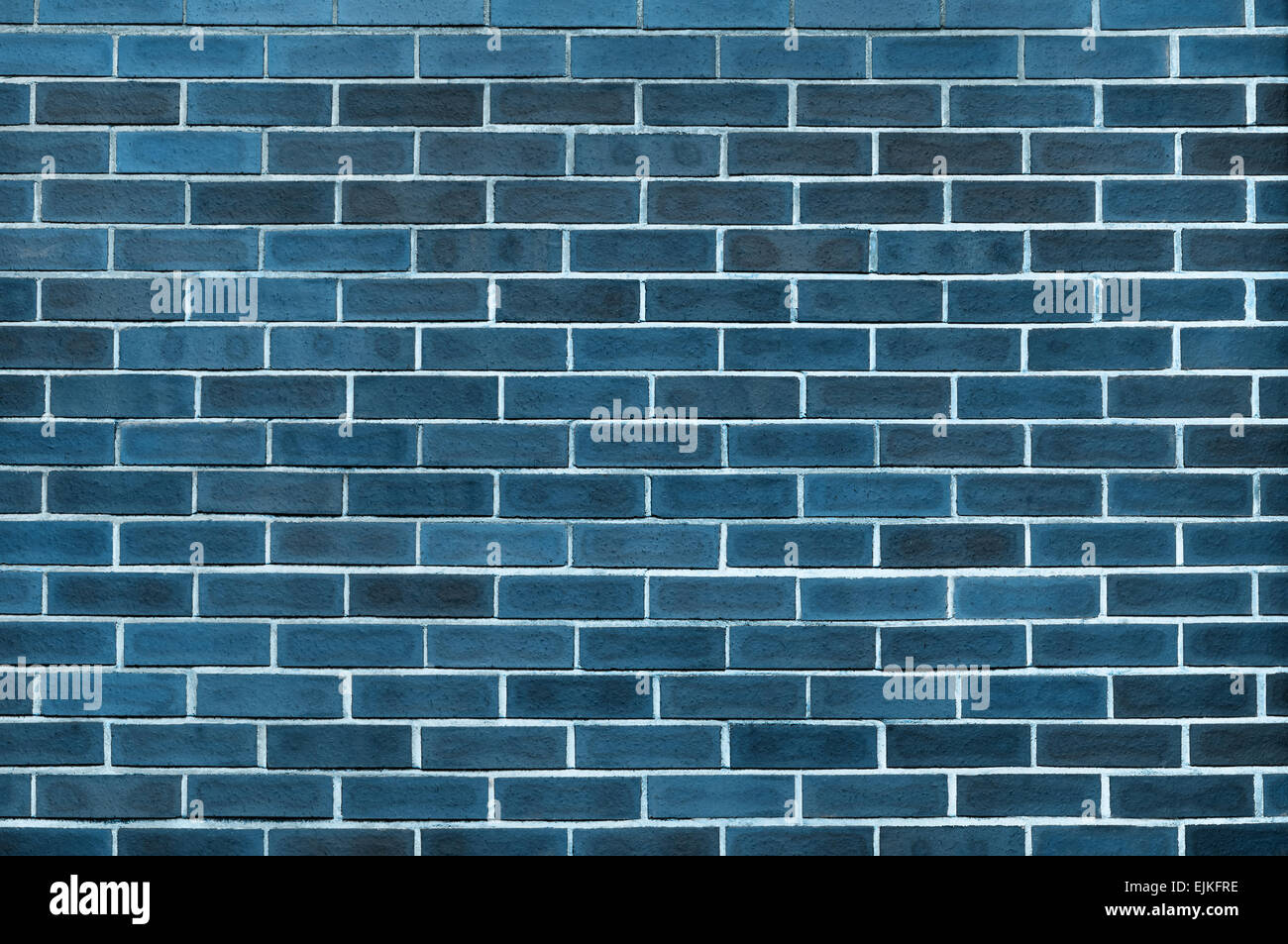 Blue Brick wall background and texture Stock Photo - Alamy