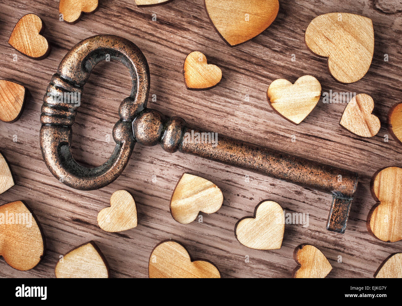 Key to heart Stock Photo - Alamy