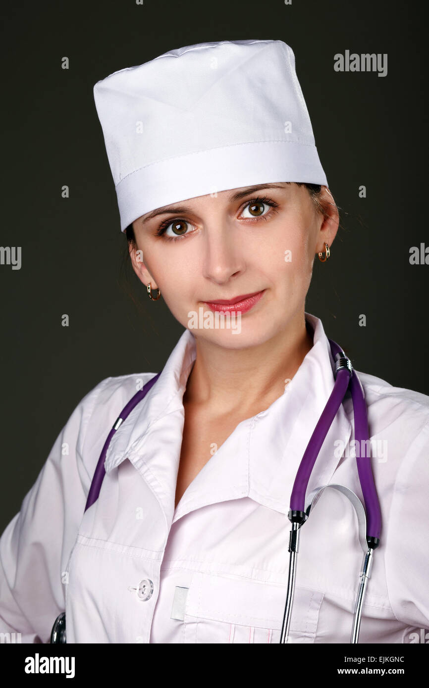 beautiful woman doctor Stock Photo - Alamy