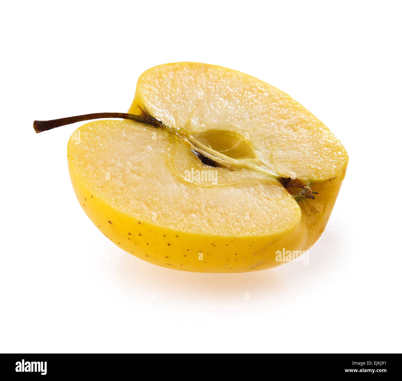 half apples isolated Stock Photo - Alamy