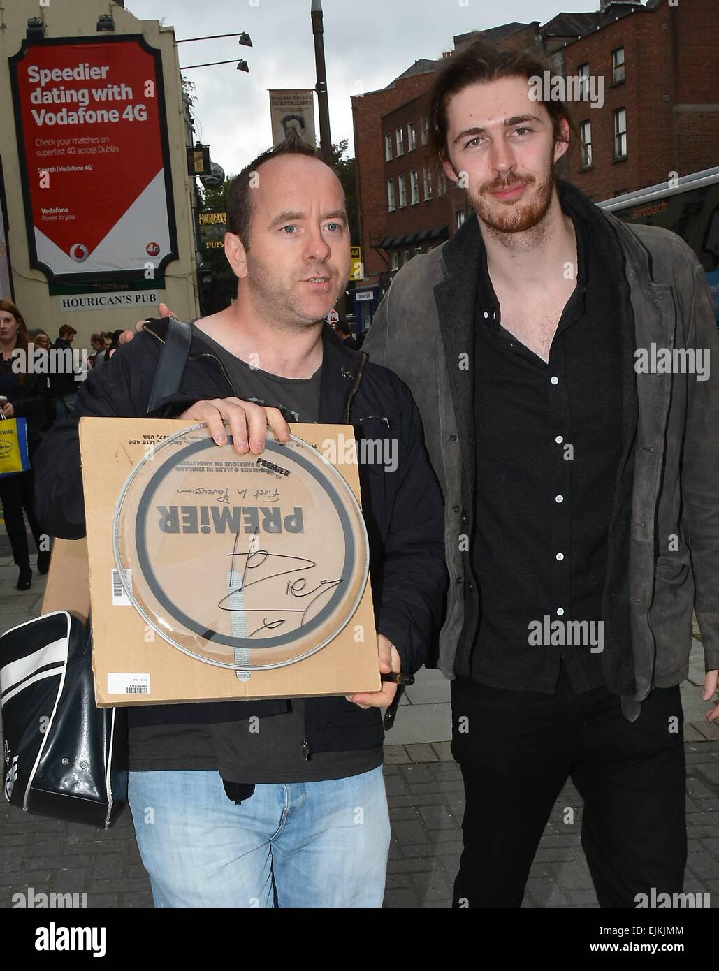 Andrew Hozier Byrne, also knows as Hozier, performs at The Sugar Club ...