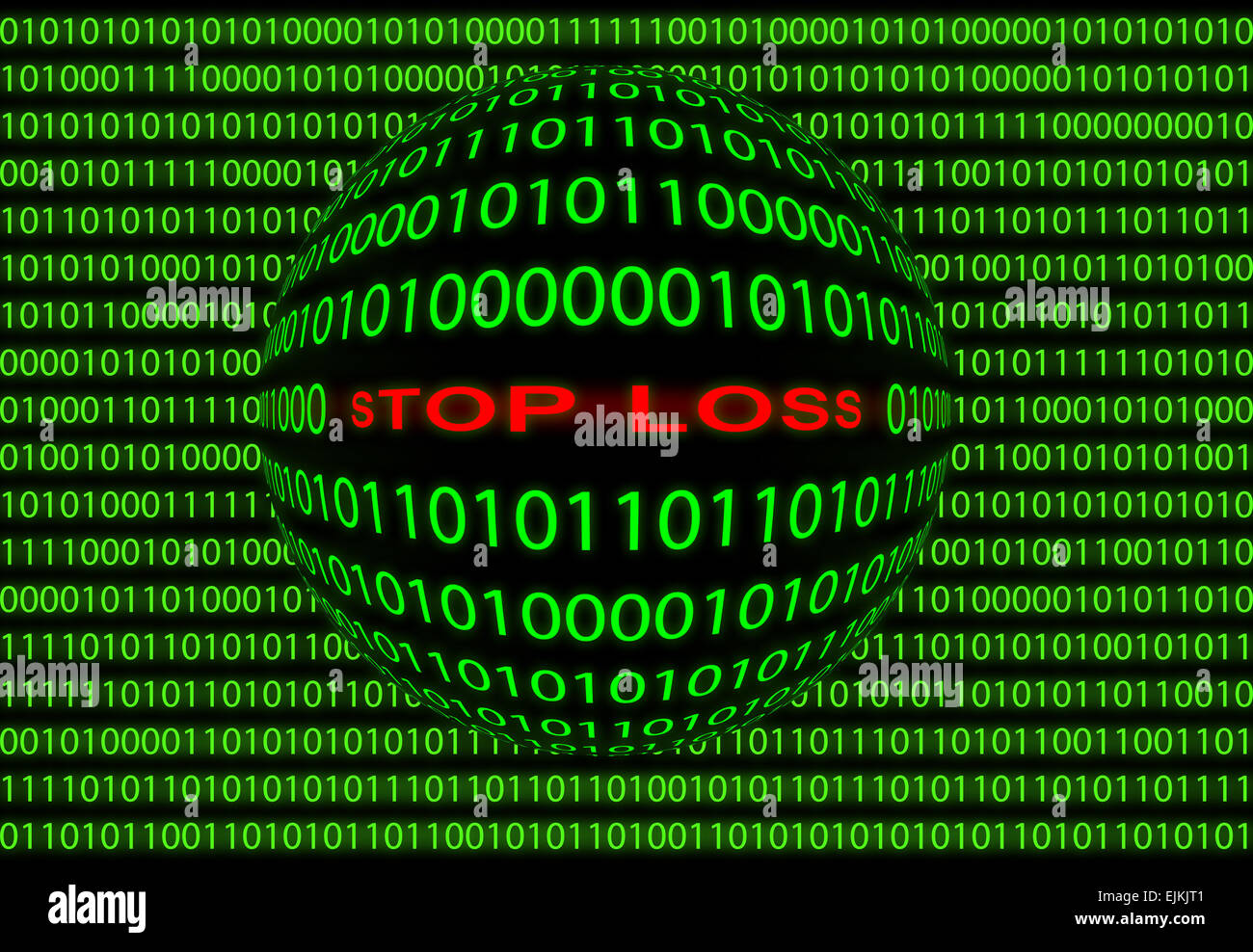 Abstract background image of digital binary code Stock Photo - Alamy