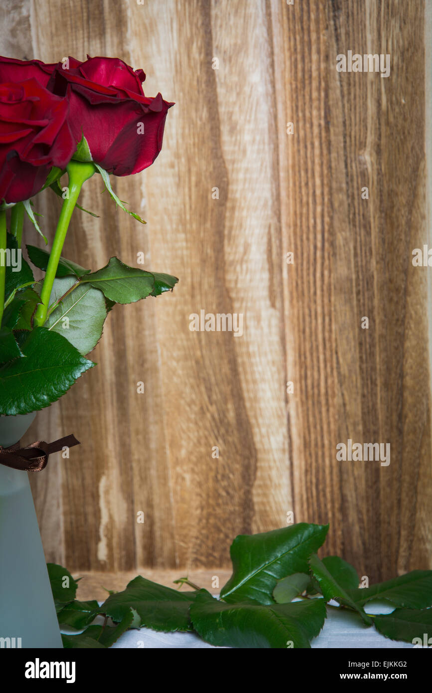 Red roses on empty background Stock Photo - Alamy