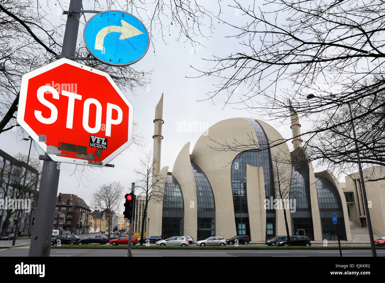 DITIB mosque of the Turkish-Islamic Union for Religious Affairs in ...