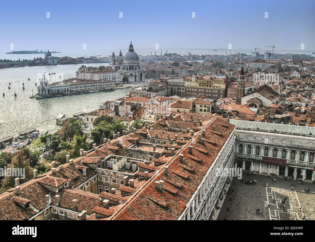 Venice, Province of Venice, ITALY. 6th Oct, 2004. Looking south-east ...