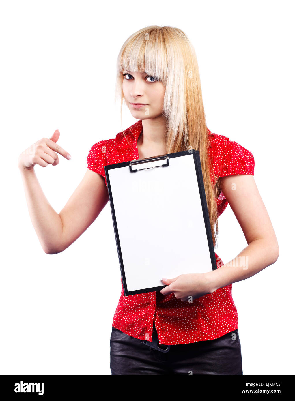 Smiling beautiful female assistant hi-res stock photography and images ...