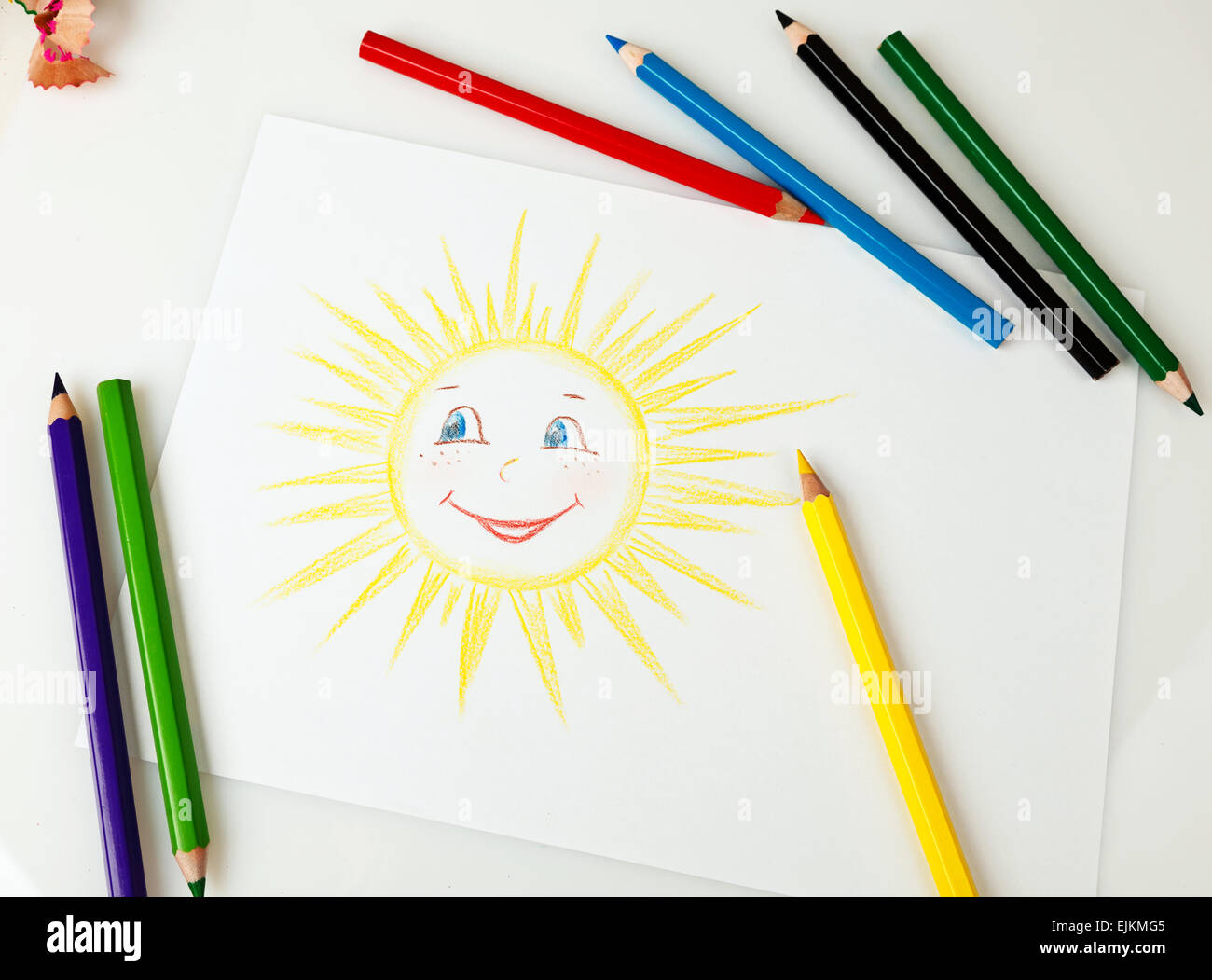 Children drawing image hi-res stock photography and images - Alamy