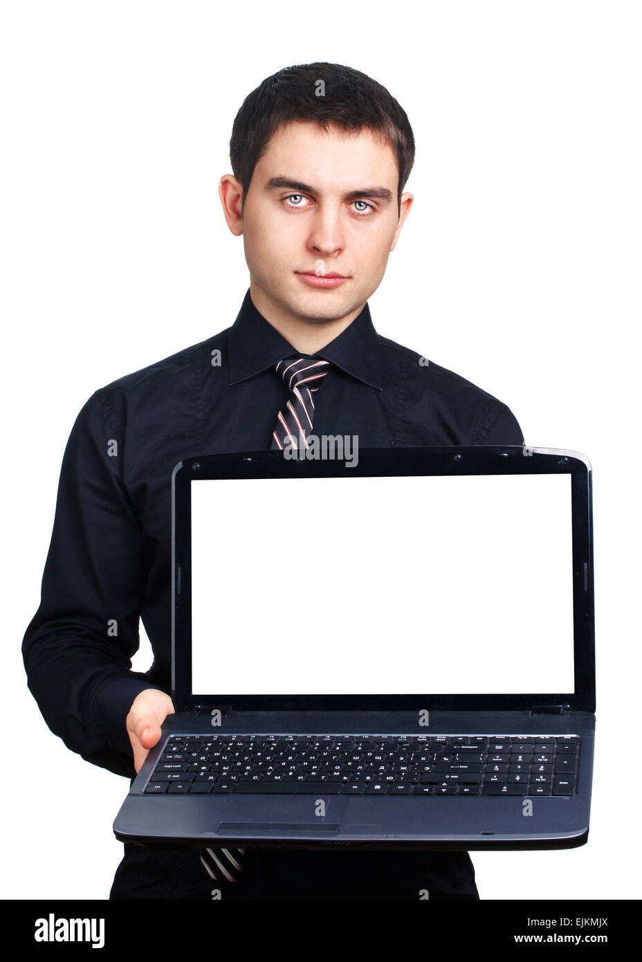 man with laptop Stock Photo - Alamy