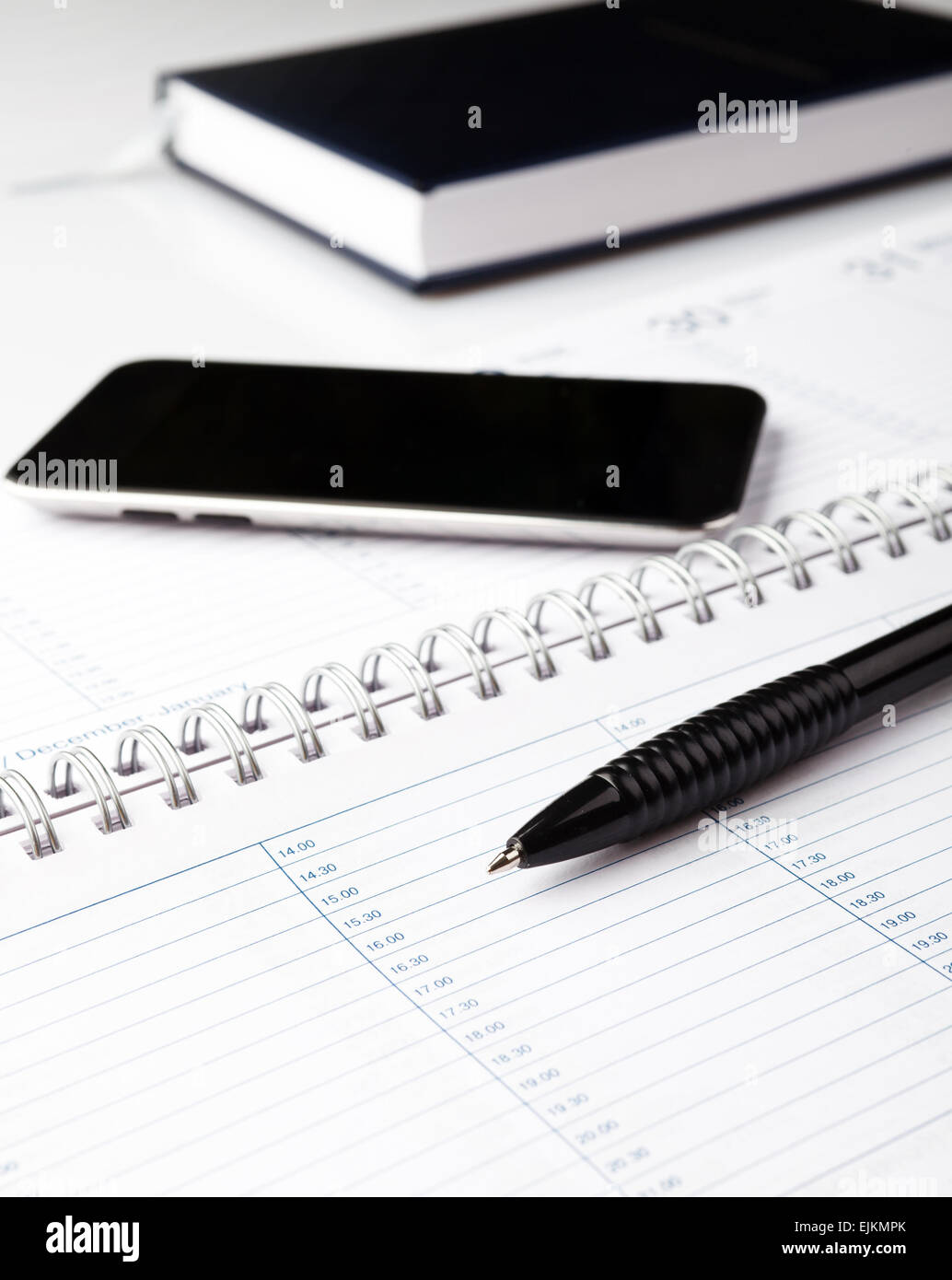 notepad with pen Stock Photo - Alamy