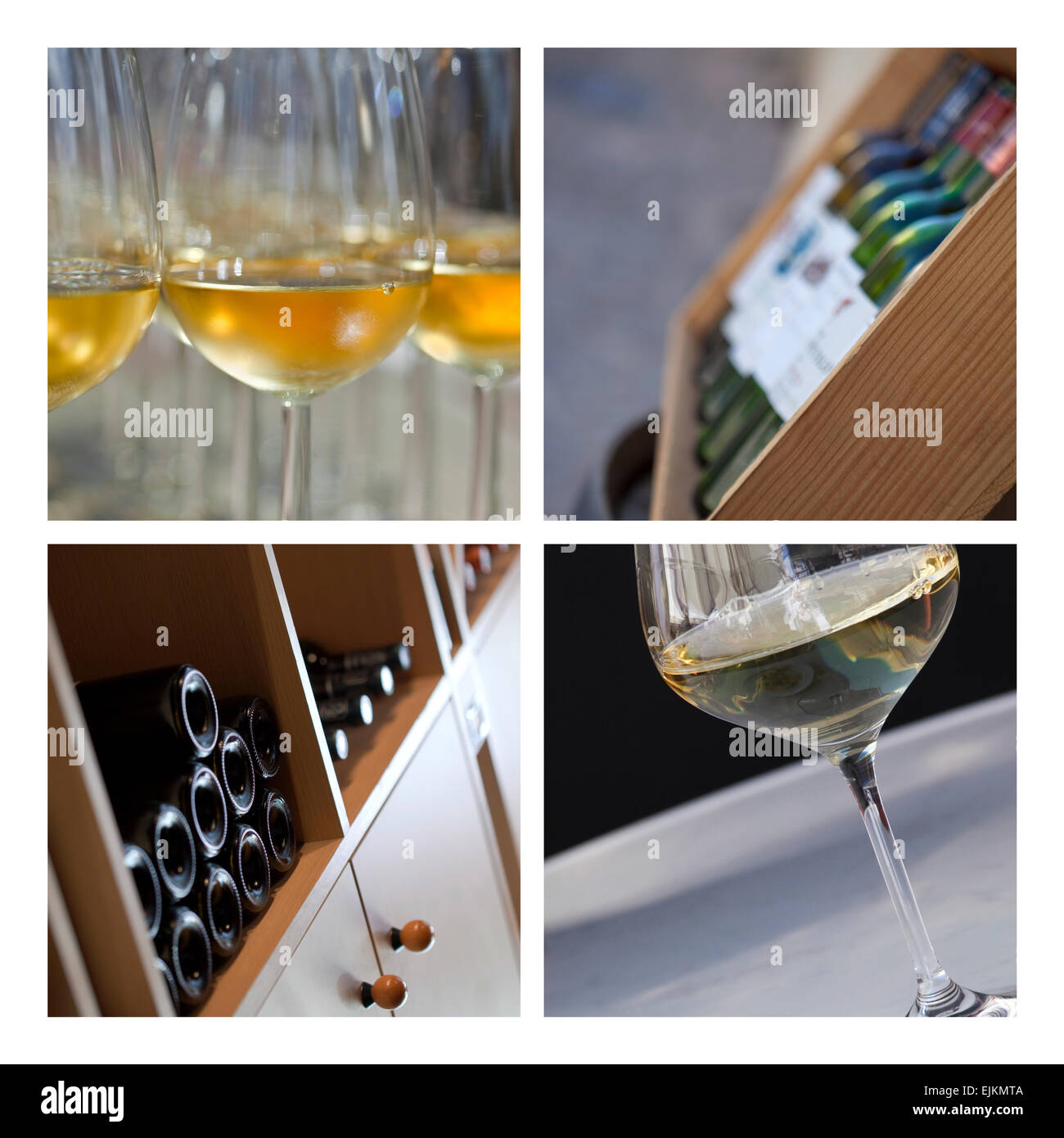 Wine bottle collage hi-res stock photography and images - Alamy