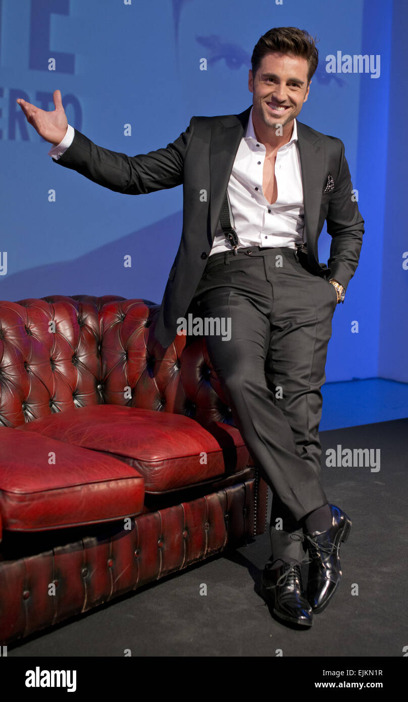 Spanish pop singer David Bustamante attends a press conference for his ...