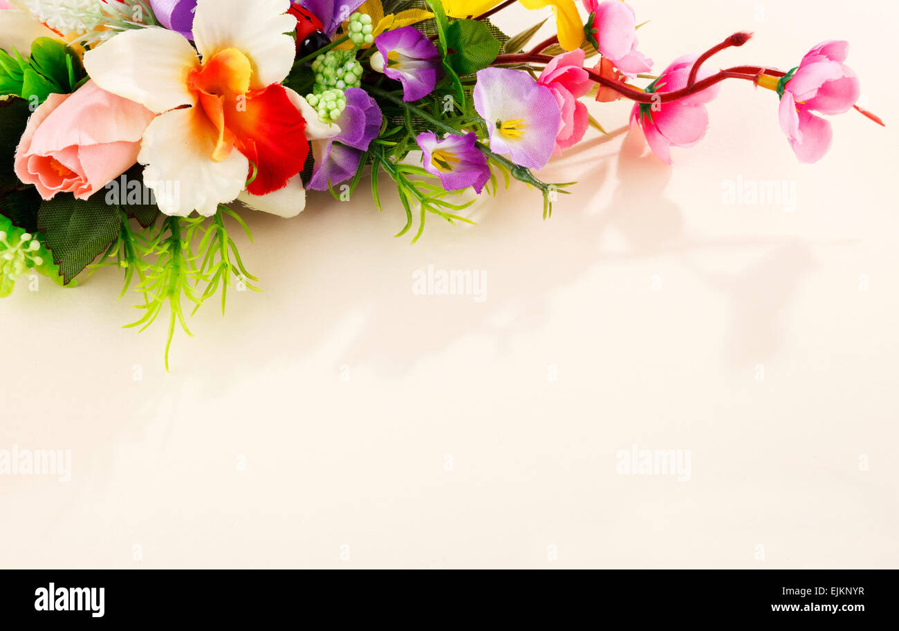 composition of flowers Stock Photo - Alamy