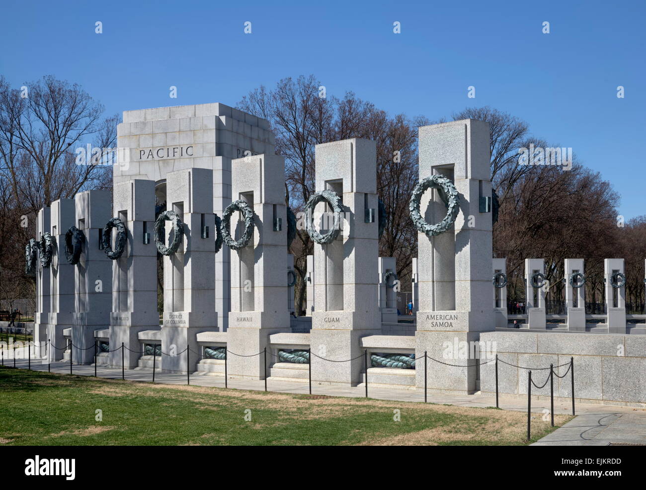 National World War 2 Memorial, Washington, DC Stock Photo - Alamy