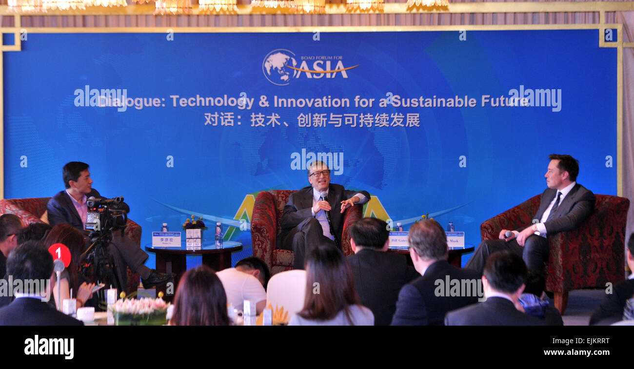 Boao, China's Hainan Province. 29th Mar, 2015. Co-chair of the Bill ...