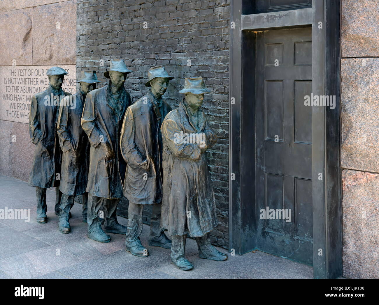 The FDR Memorial captures the impact of the Great Depression and its ...