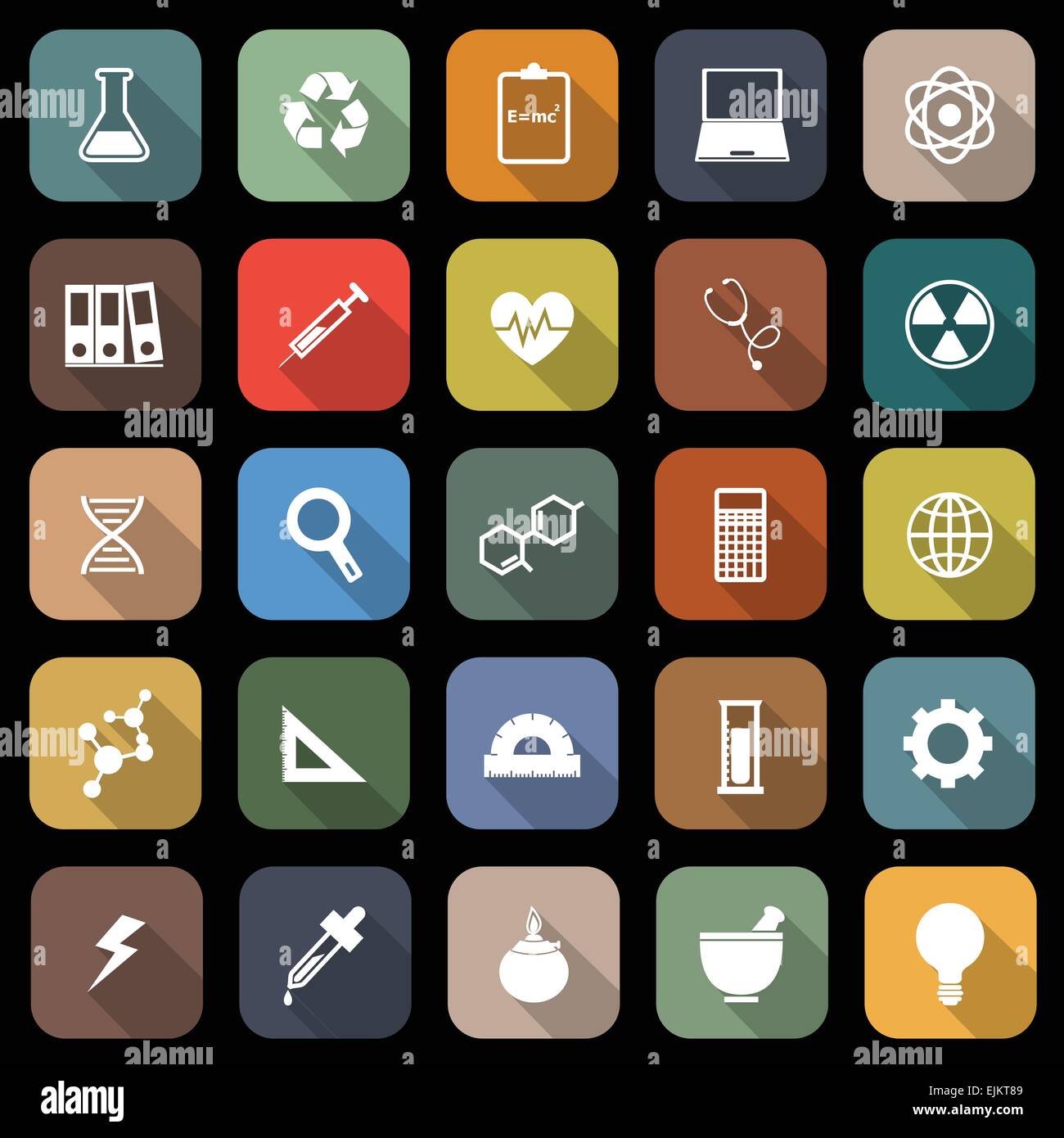 Science icon hi-res stock photography and images - Alamy