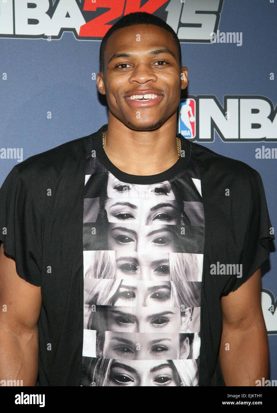 Russell westbrook celebration hi-res stock photography and images - Alamy