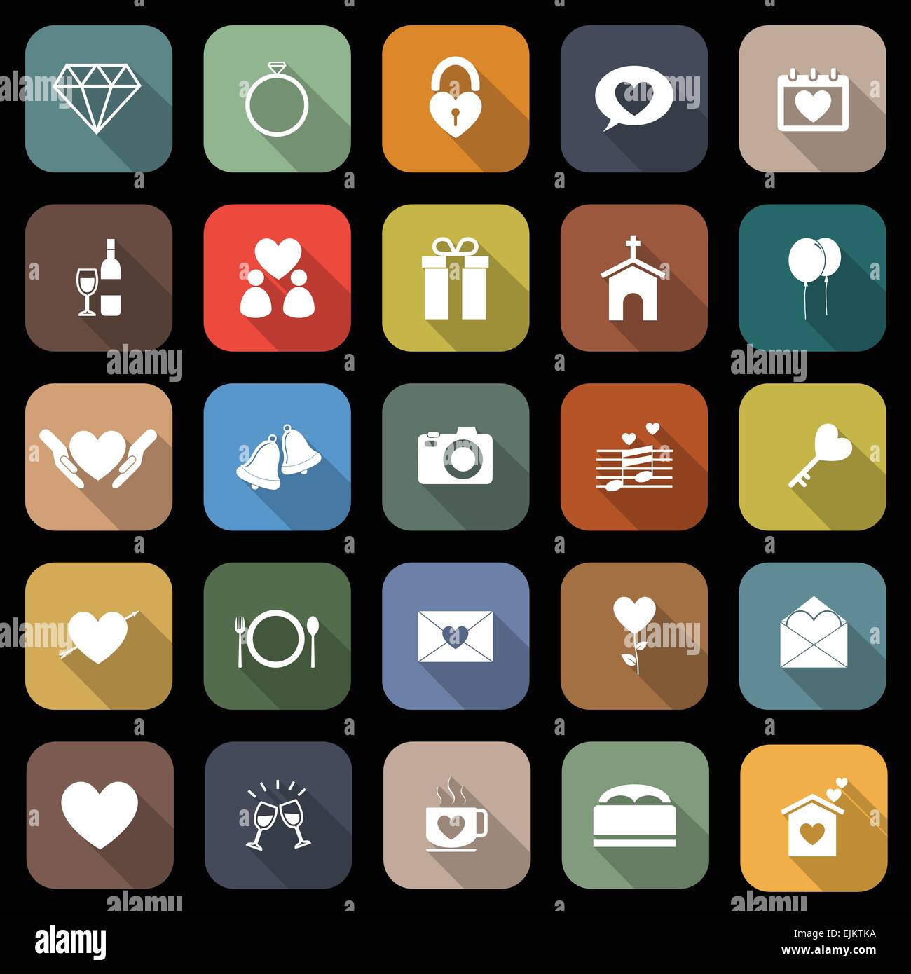 Long married life Stock Vector Images - Alamy