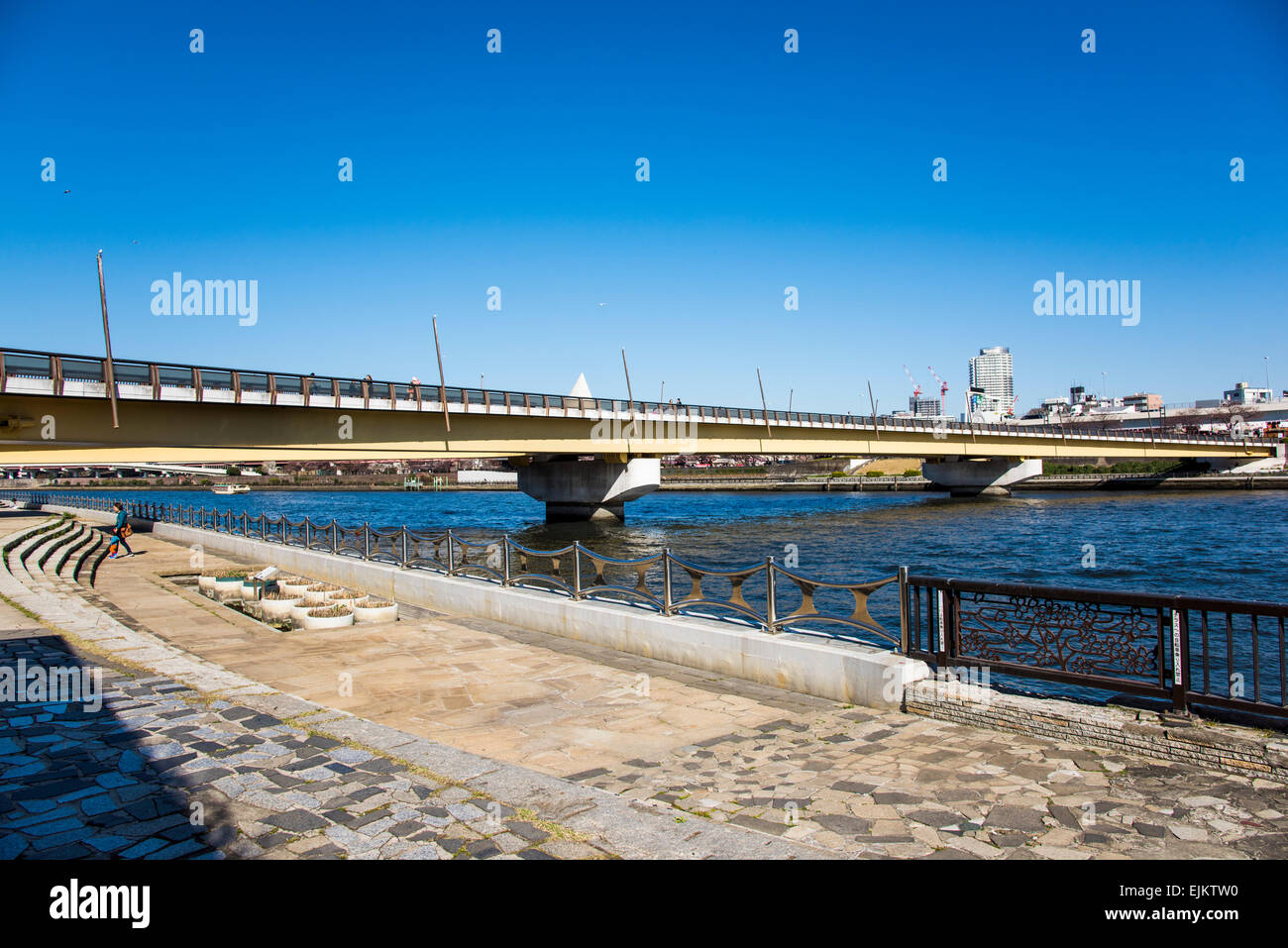 Sakurabashi Bridge,Sumida River,Tokyo,Japan Stock Photo - Alamy