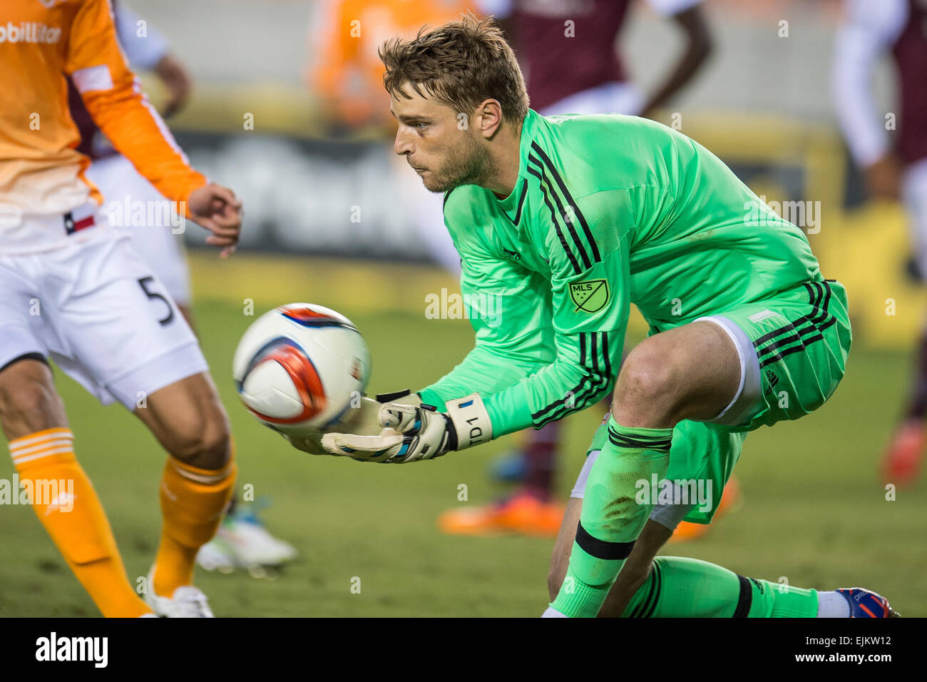 Houston, Texas, USA. 28th Mar, 2015. Houston Dynamo goalkeeper Tyler ...