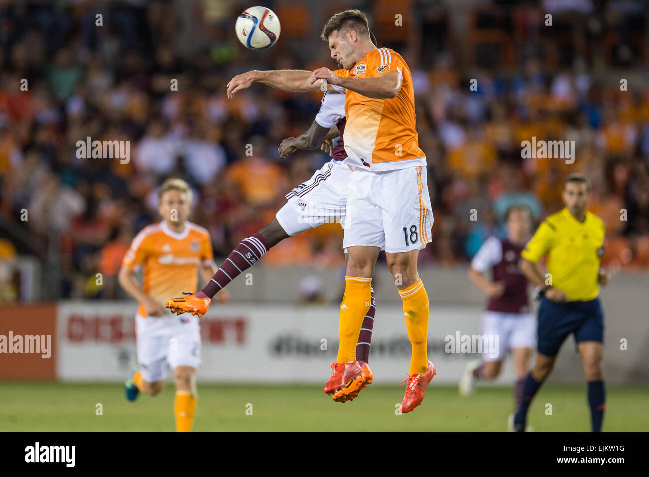Houston, Texas, USA. 28th Mar, 2015. Houston Dynamo defender David ...